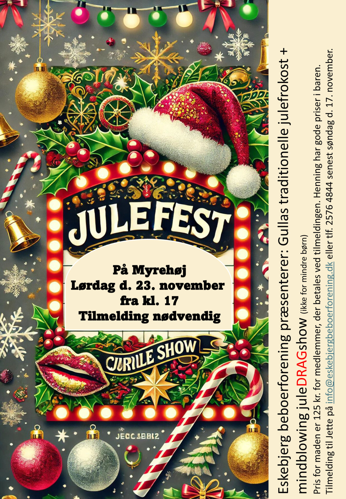 Julefest med fedt show – Eskebjerg Beboerforening